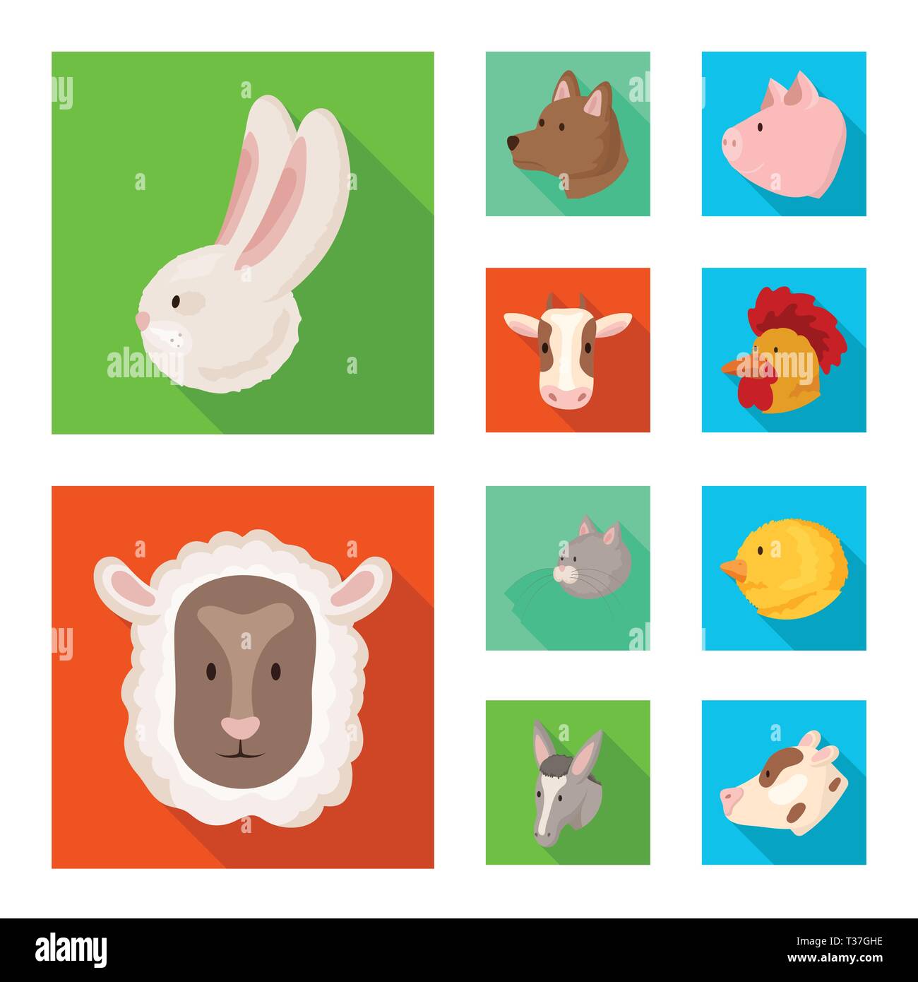 Vector design of agriculture and breeding logo. Collection of ...