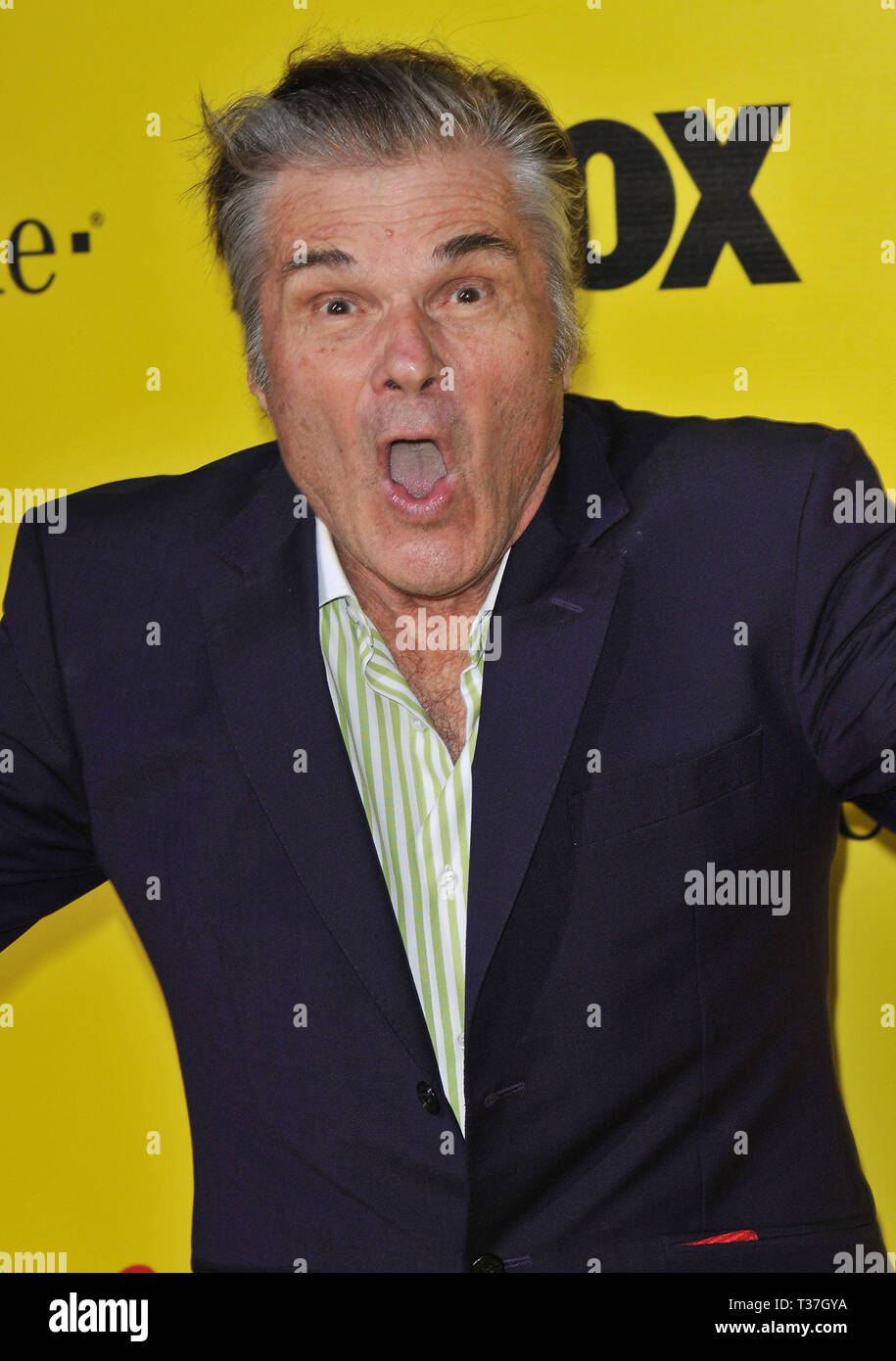 Fred Willard - 20th ann. Party The Simpsons at the Barker Hanger in Los ...