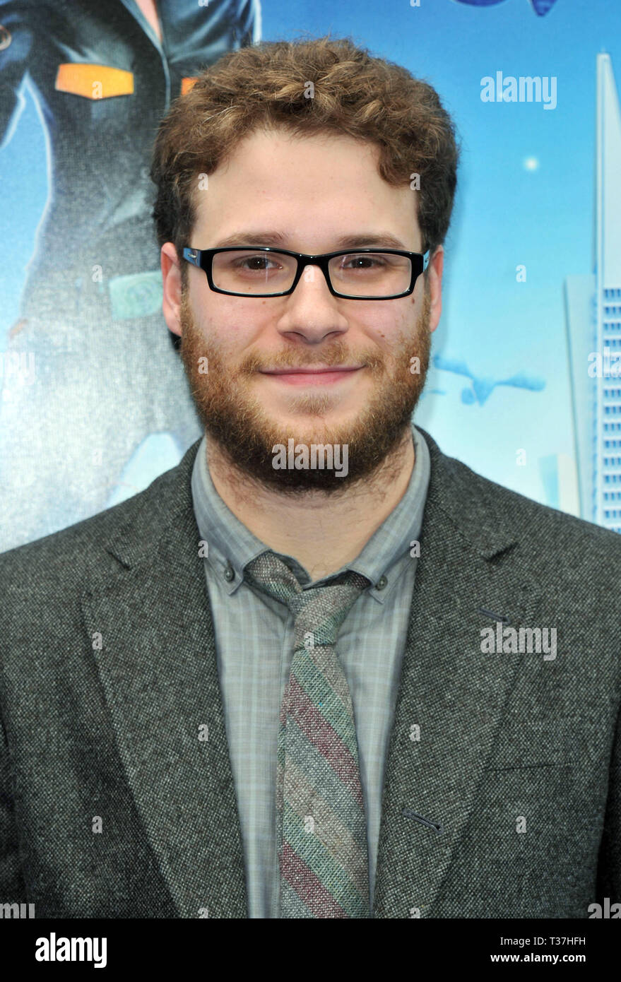 Seth Rogen - Monsters Vs Aliens Premiere at the Gibson Amphitheatre at ...