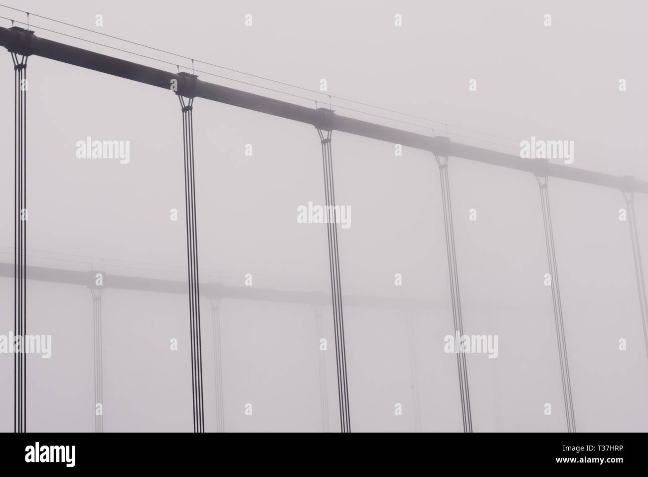 Heavy morning fog surrounds the Golden Gate Bridge Stock Photo - Alamy