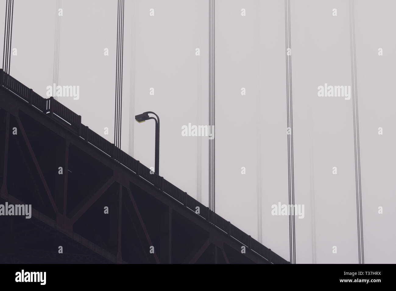 Heavy morning fog surrounds the Golden Gate Bridge Stock Photo - Alamy