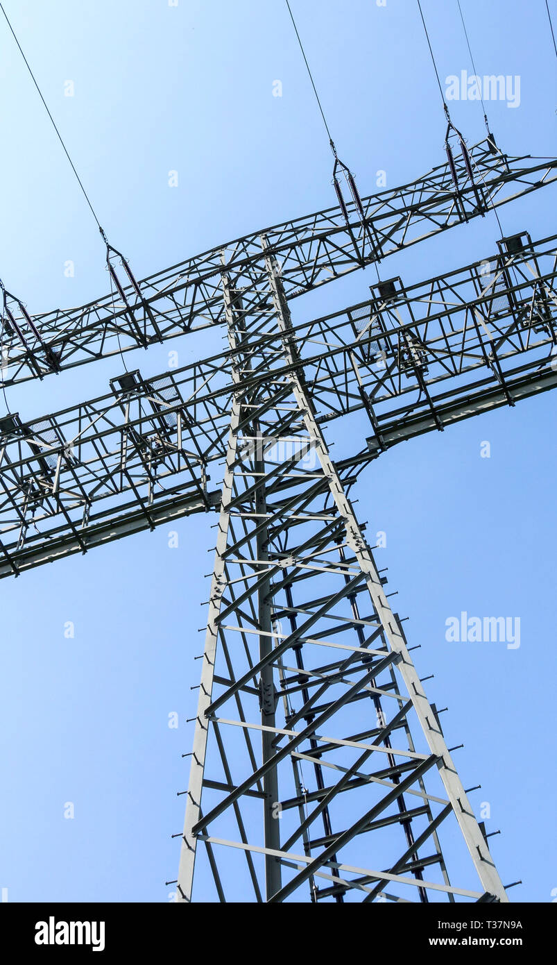 Electric Power Pole Stock Photo - Alamy
