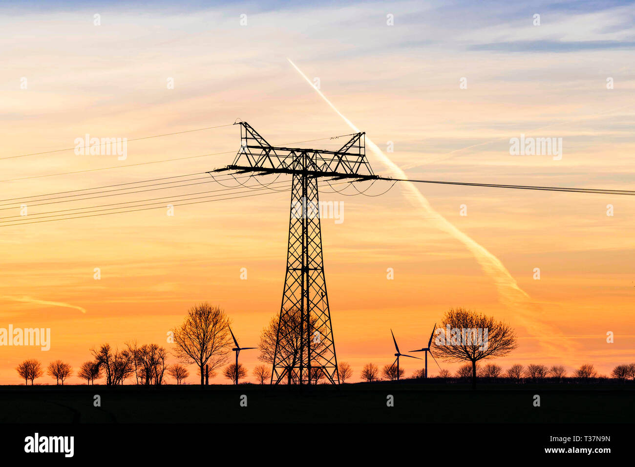 Electric Power Pole Stock Photo - Alamy