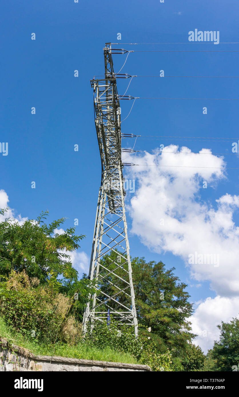 Electric Power Pole Stock Photo - Alamy