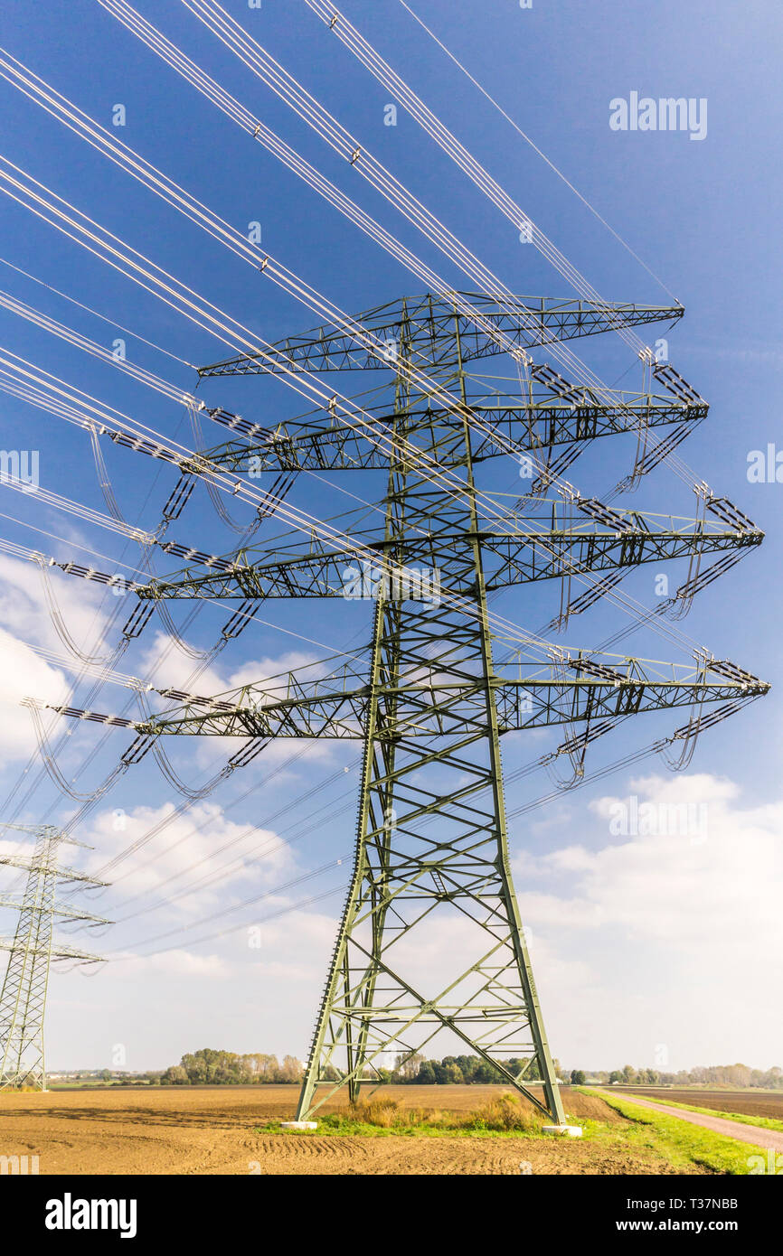 Electric Power Pole Stock Photo - Alamy