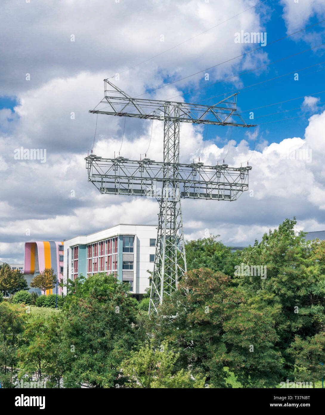 Electric Power Pole Stock Photo - Alamy