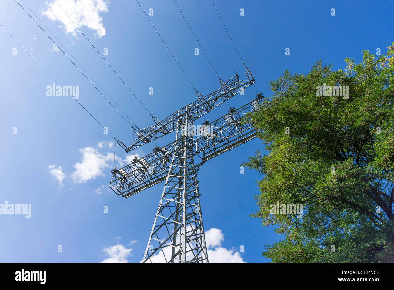 Electric Power Pole Stock Photo - Alamy
