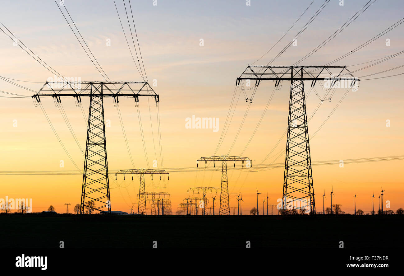 Electric Power Pole Stock Photo - Alamy