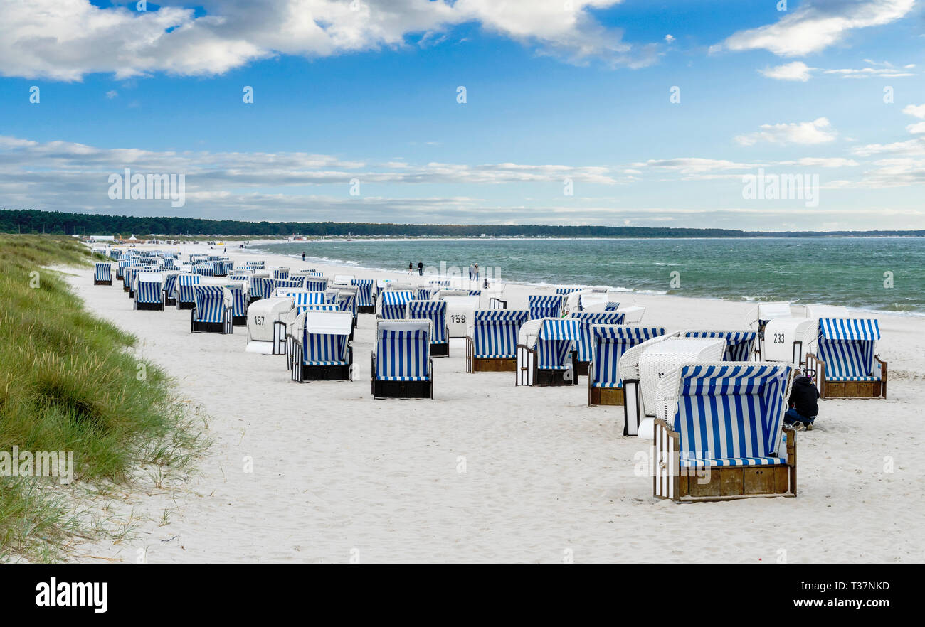 Beach at the Baltic Sea in Germany Stock Photo - Alamy