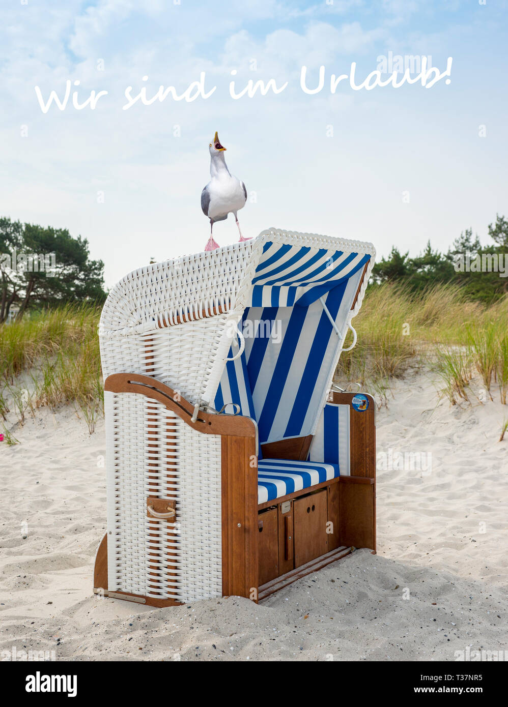 We are on vacation Stock Photo - Alamy