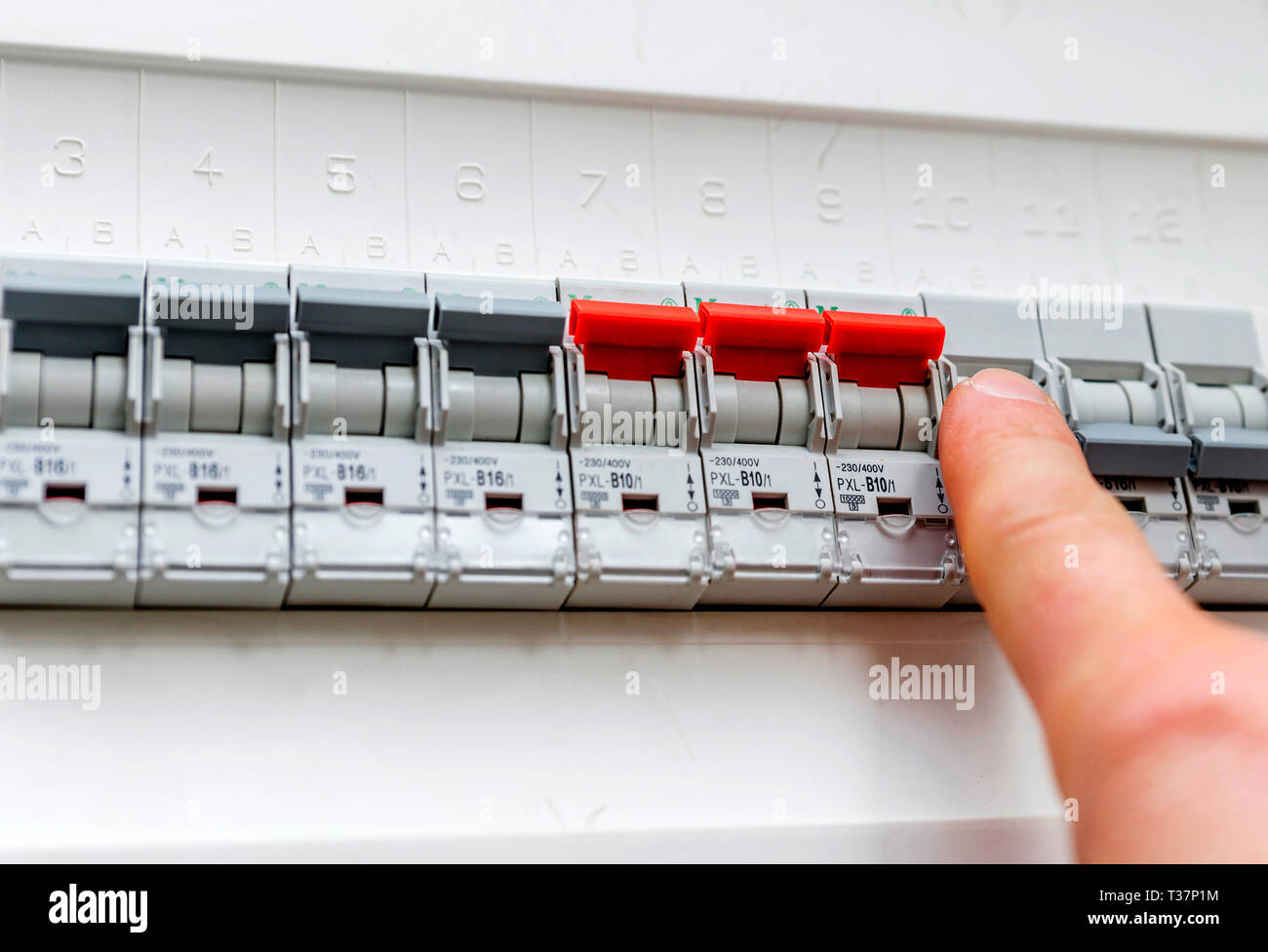 Fusebox and fueses Stock Photo - Alamy