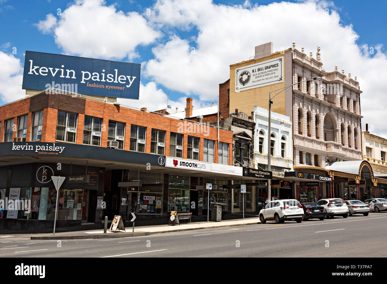 Ballarat Australia / Ballarat's central main street Sturt Street is one ...