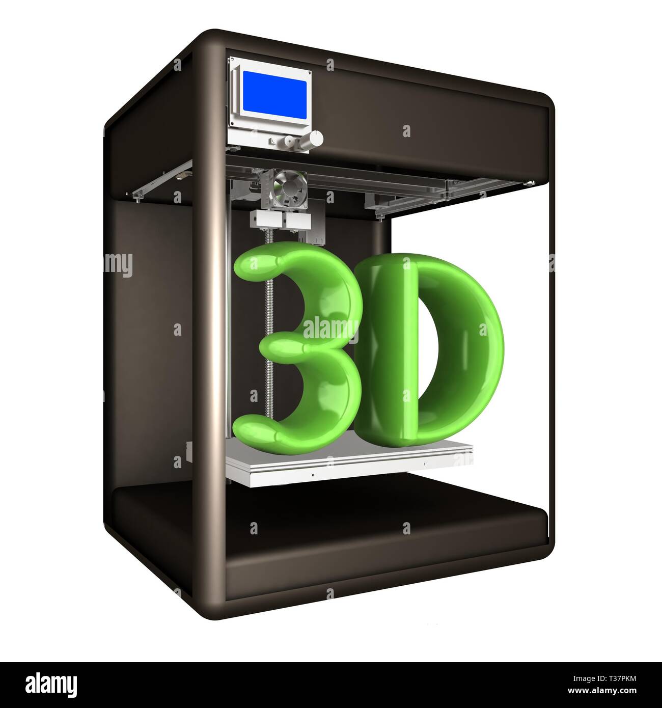 3d printer. 3d illustration Stock Photo - Alamy
