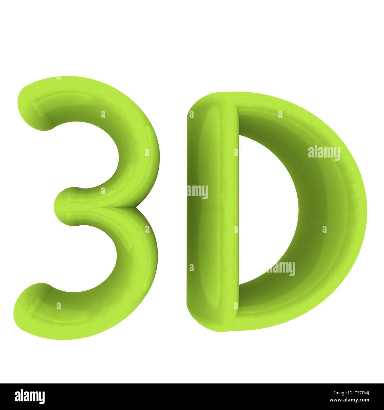 3D word. 3D illustration Stock Photo - Alamy