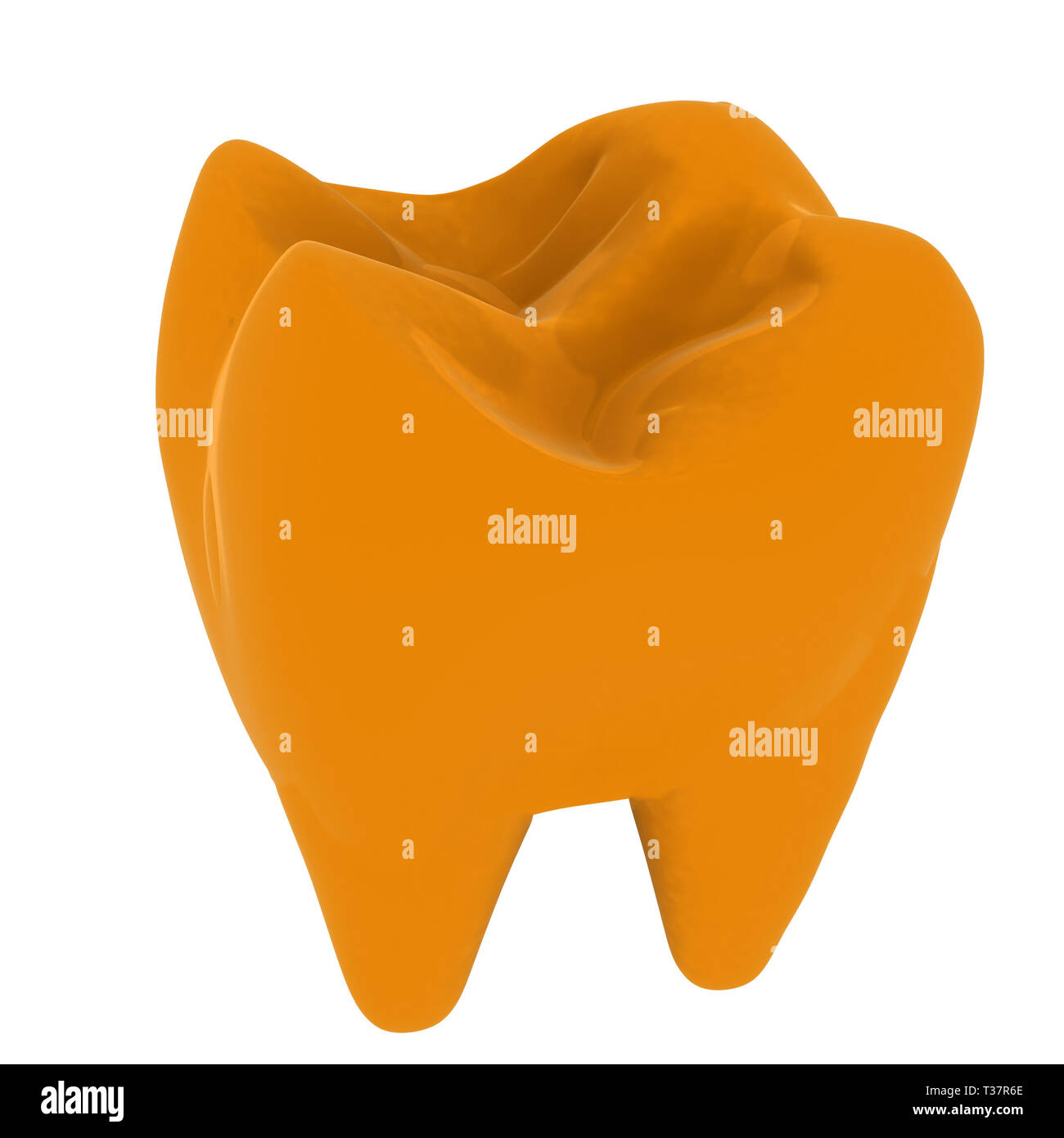 Colorful tooth. 3d illustration Stock Photo - Alamy