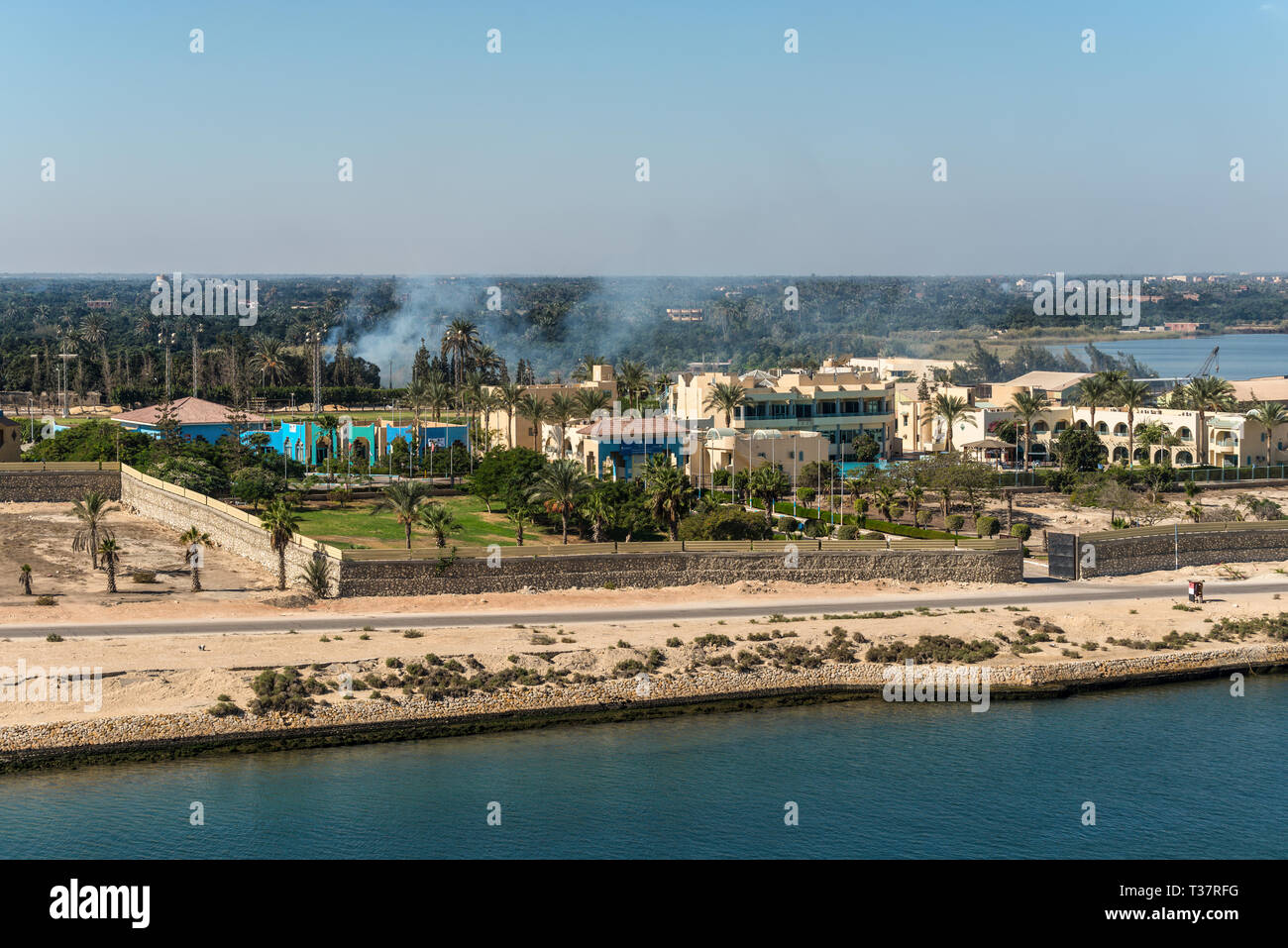 Ismailia, Egypt - November 5, 2017: Ismailia olympic village on the ...