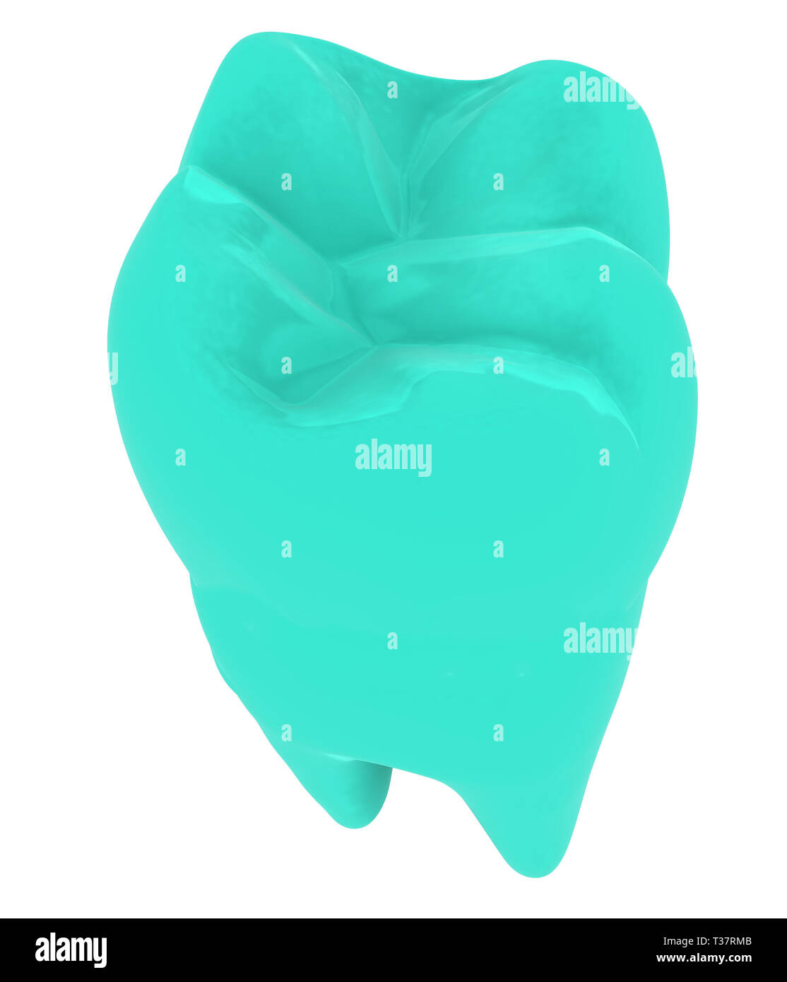 Colorful tooth. 3d illustration Stock Photo - Alamy