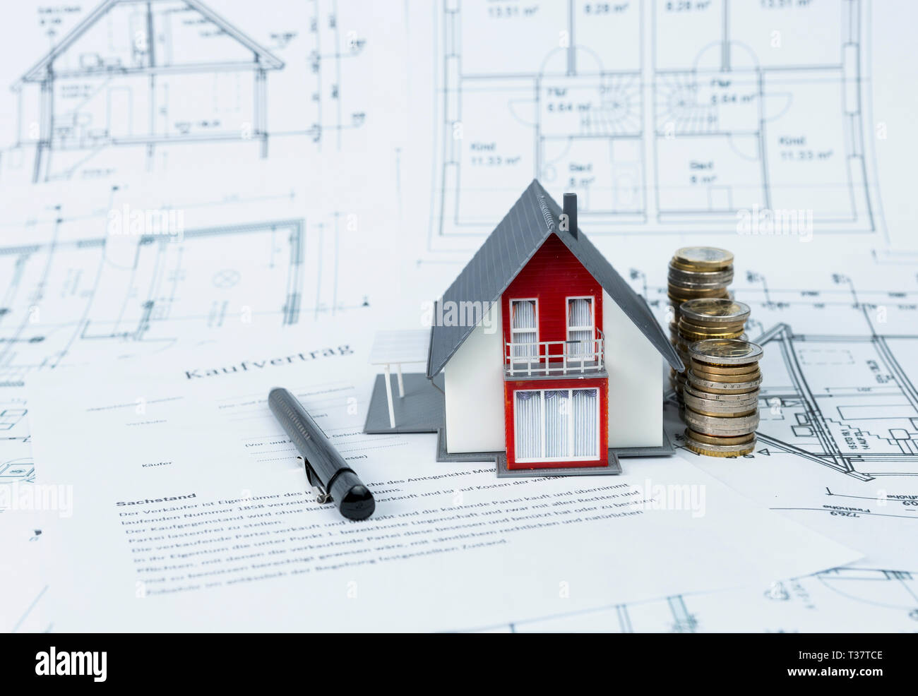Planning a House Stock Photo - Alamy