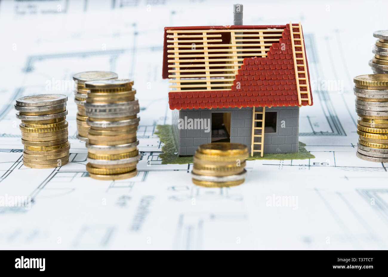 Planning a House Stock Photo - Alamy