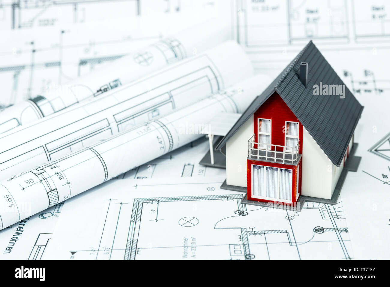 Planning a House Stock Photo - Alamy