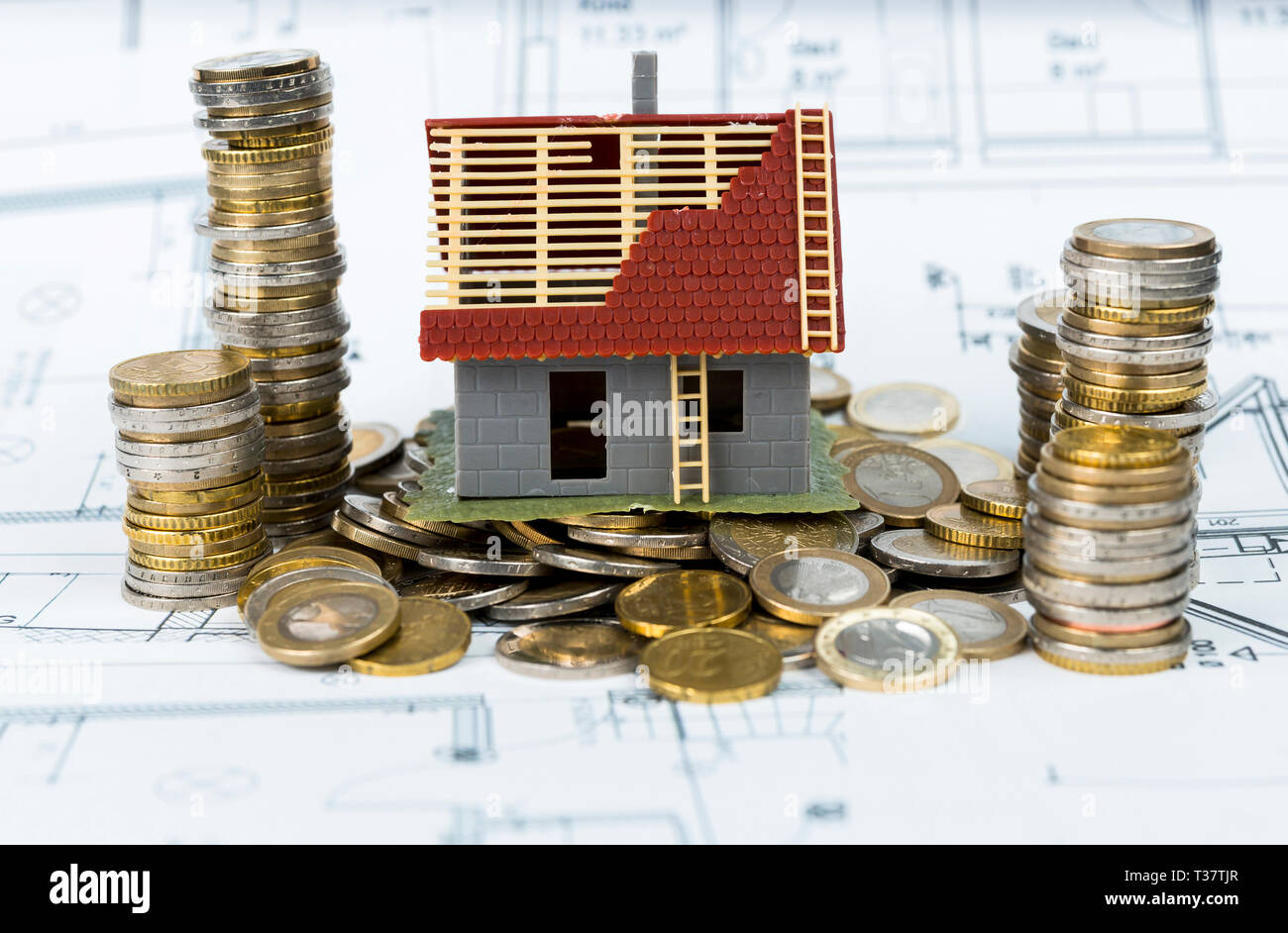 Planning a House Stock Photo - Alamy
