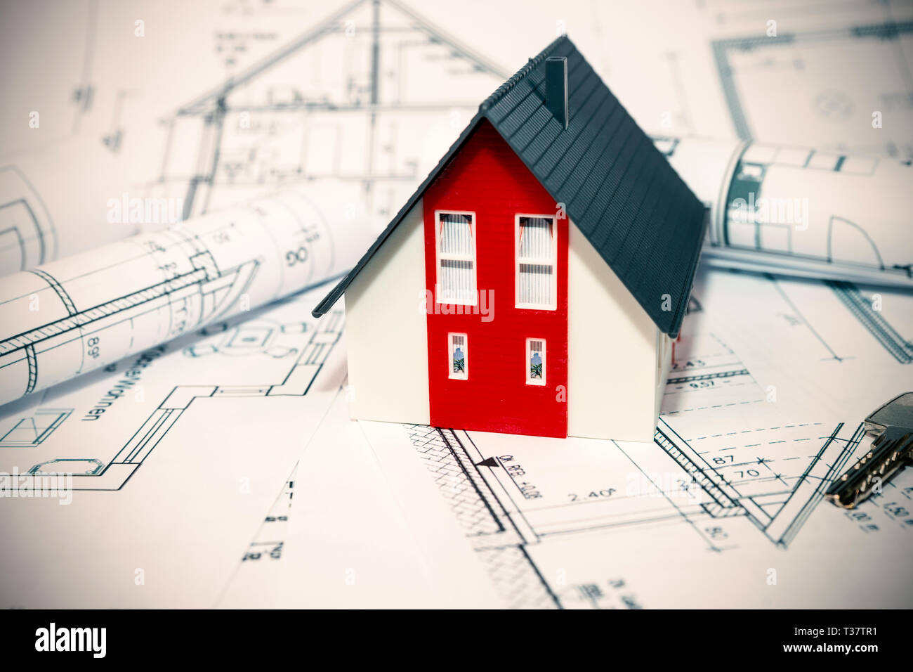 Planning a House Stock Photo - Alamy