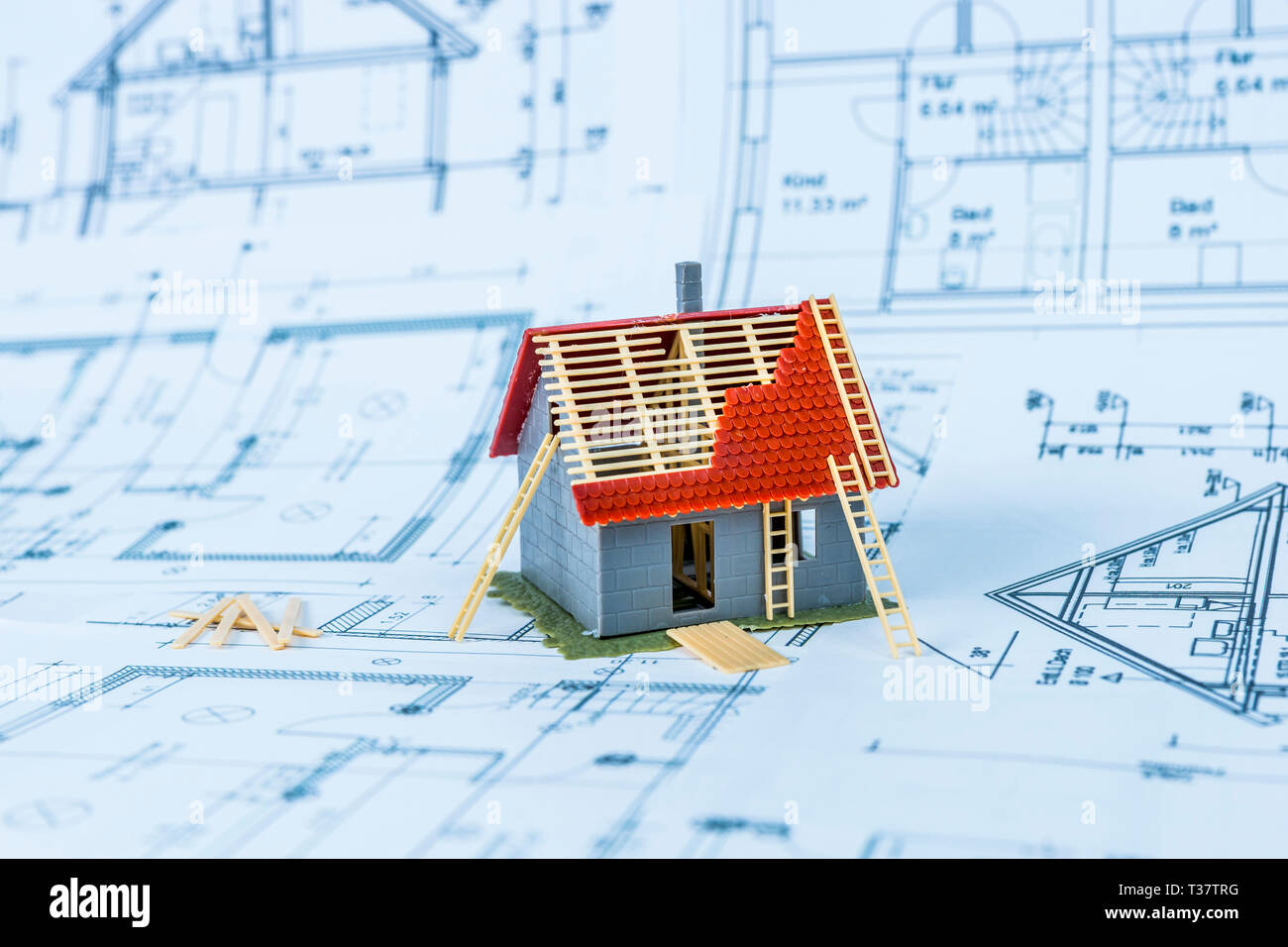 Planning a House Stock Photo - Alamy