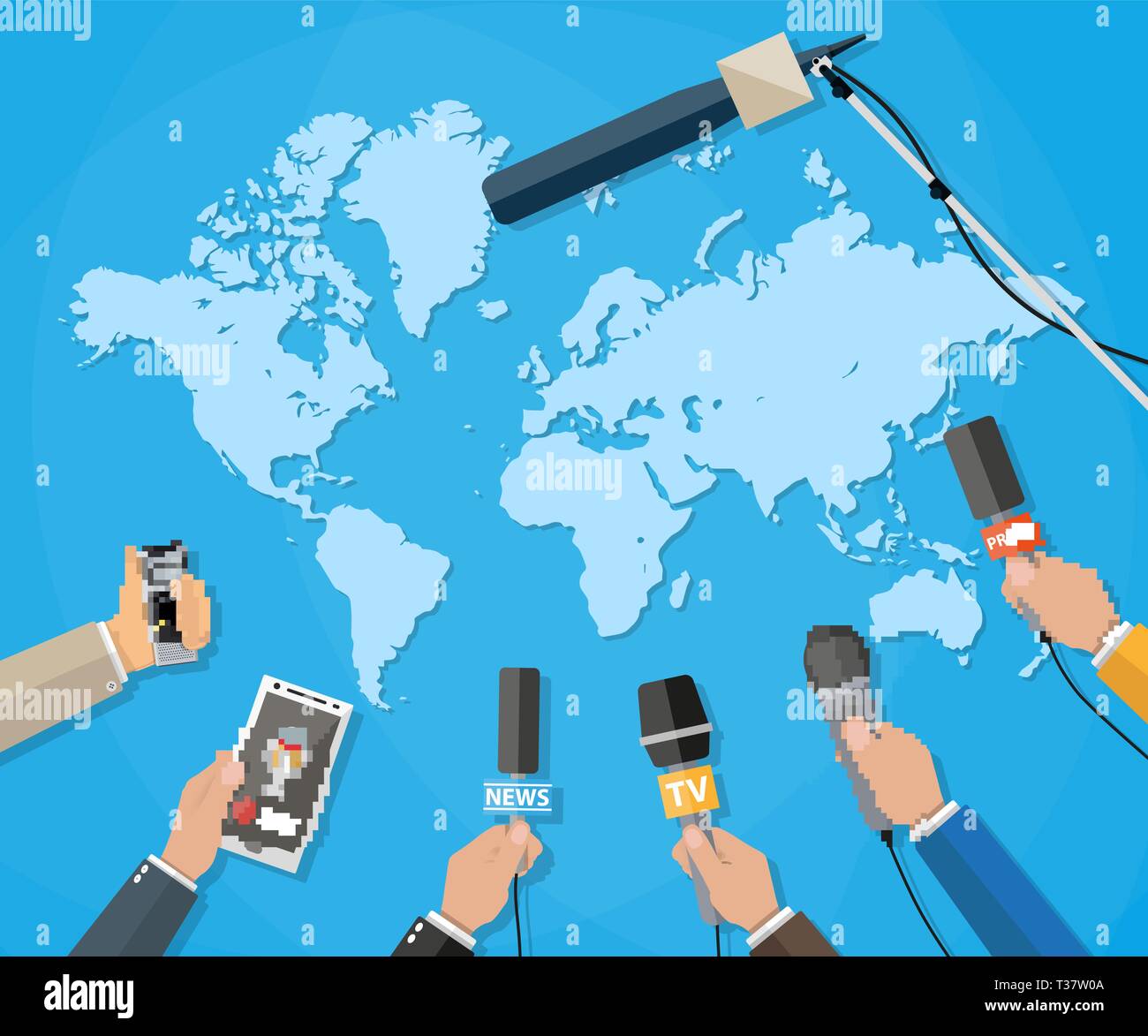 Newsmaker vector vectors Stock Vector Images - Alamy