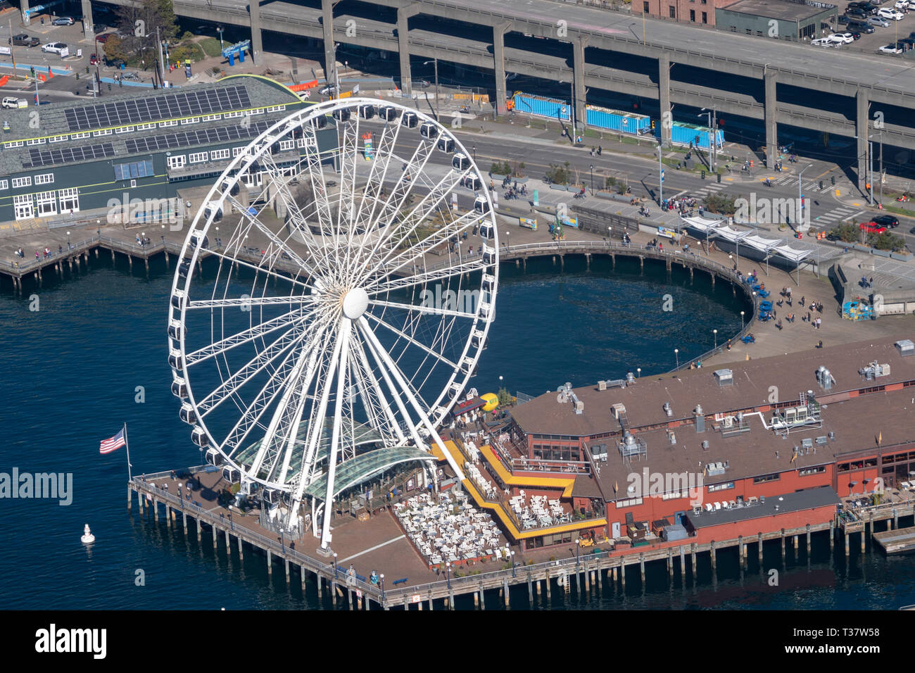 Washington circle aerial hi-res stock photography and images - Alamy