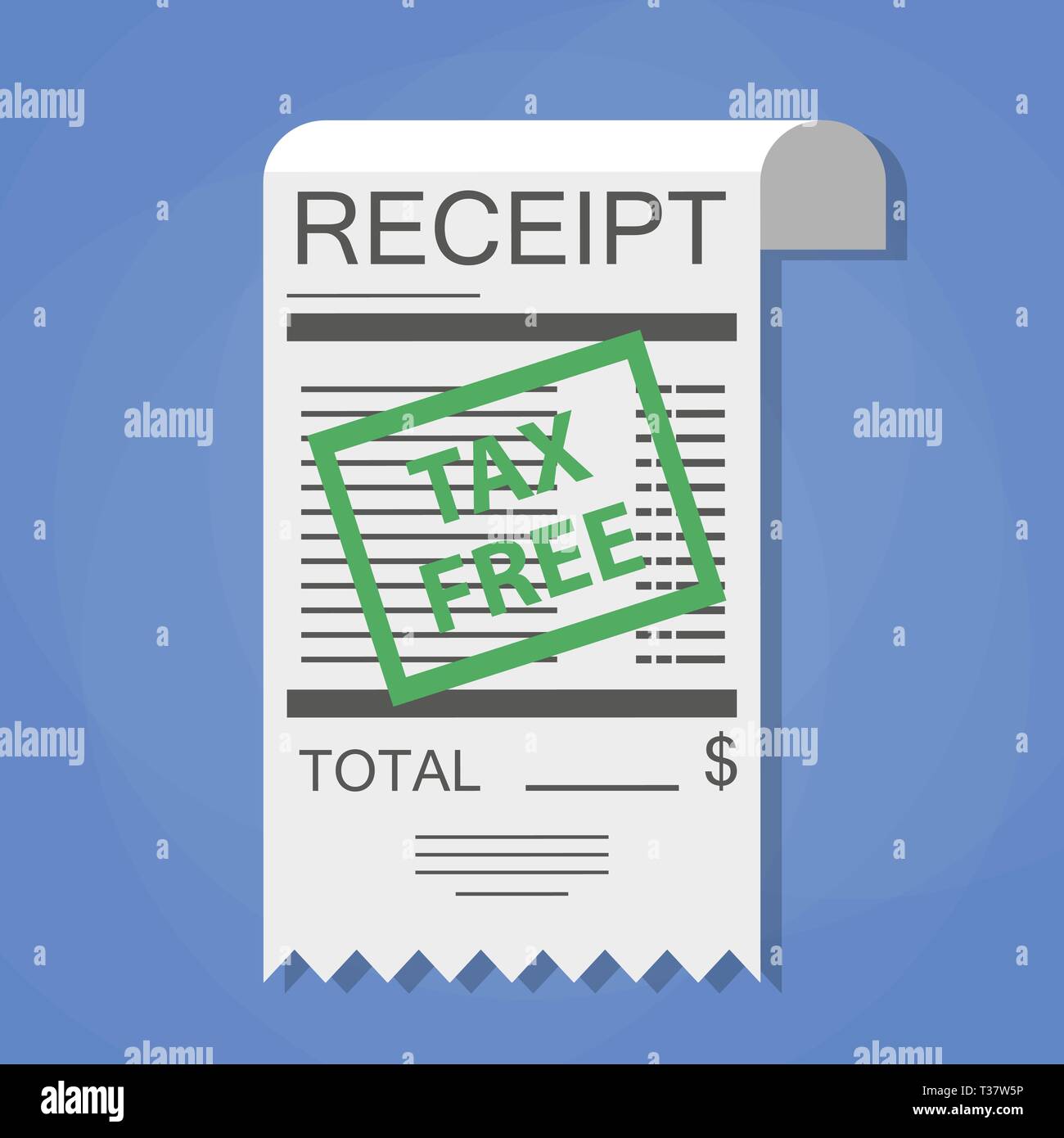 Vat refund stamp vector vectors hi-res stock photography and images - Alamy