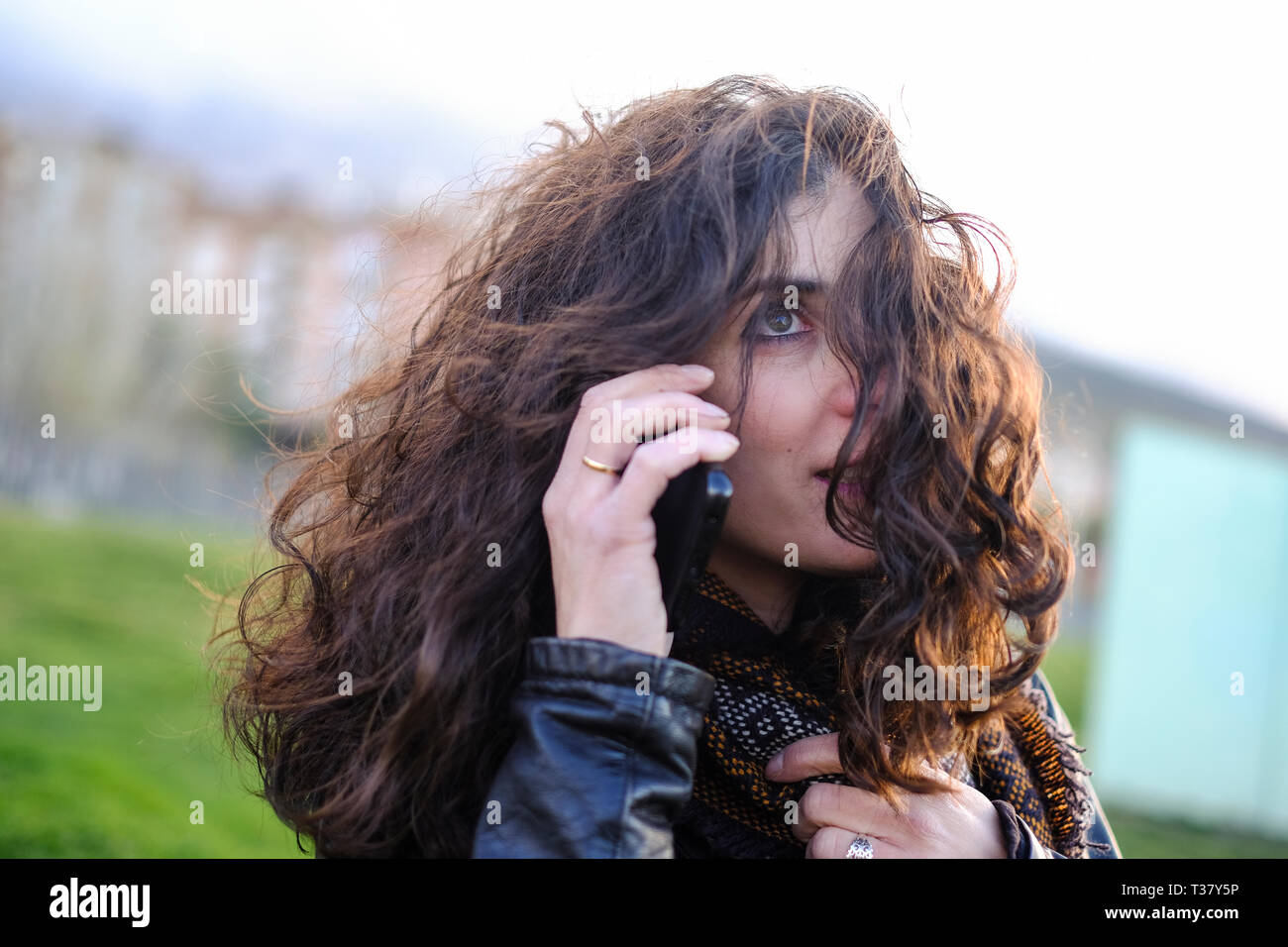 Disheveled woman hi-res stock photography and images - Alamy