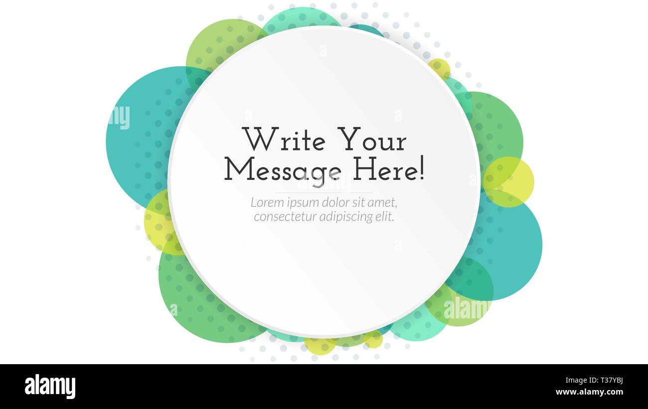 Green eco background for greeting card or invitation. Useful for ...