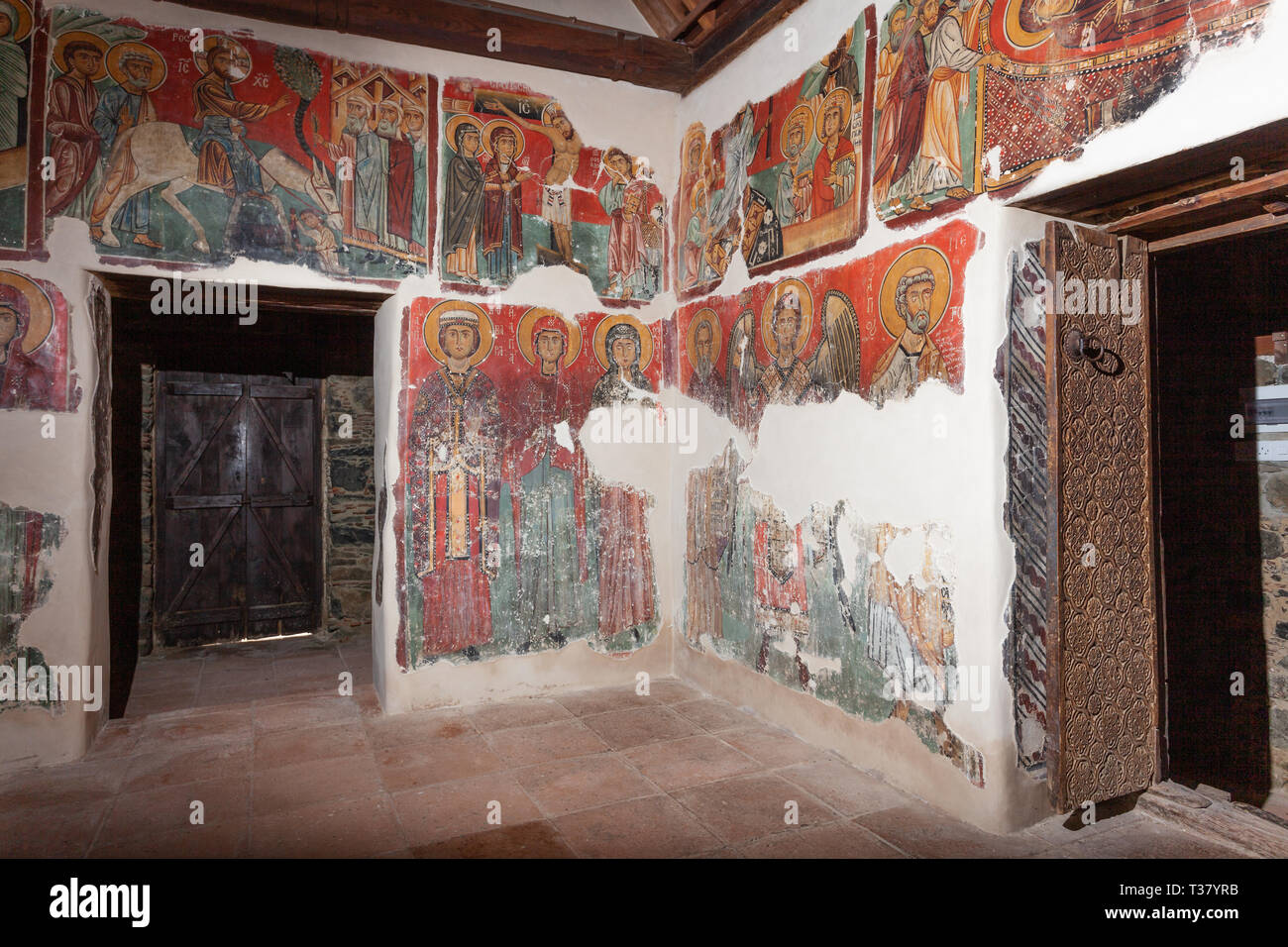 Painted Church, Troodos mountains, Cyprus Stock Photo - Alamy