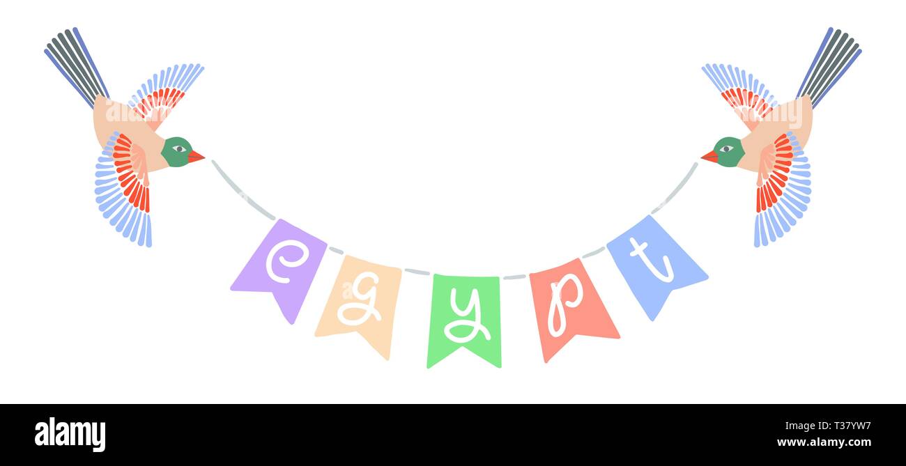 Egyptian flags Cut Out Stock Images & Pictures - Alamy