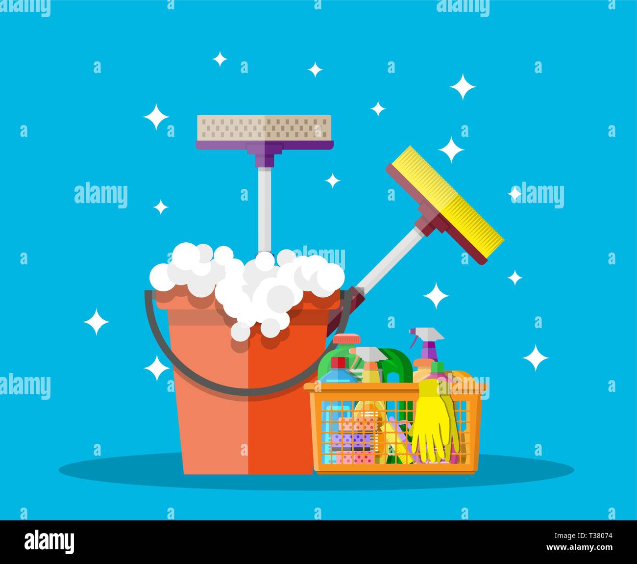 Kitchen bin broom hi-res stock photography and images - Alamy