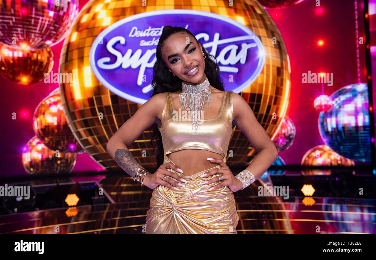 Cologne, Germany. 06th Apr, 2019. Alicia-Awa Beissert is on stage after ...