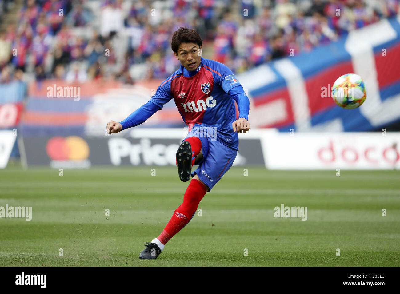 Ajinomoto Stadium, Tokyo, Japan. 6th Apr, 2019. Masato Morishige (FC ...