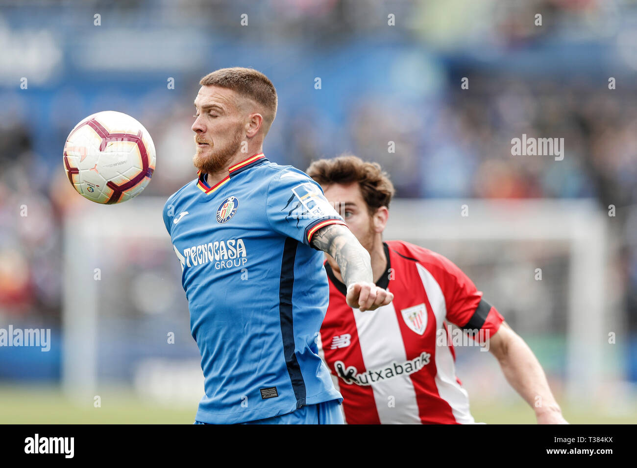 Soccer ball off chest hi-res stock photography and images - Alamy