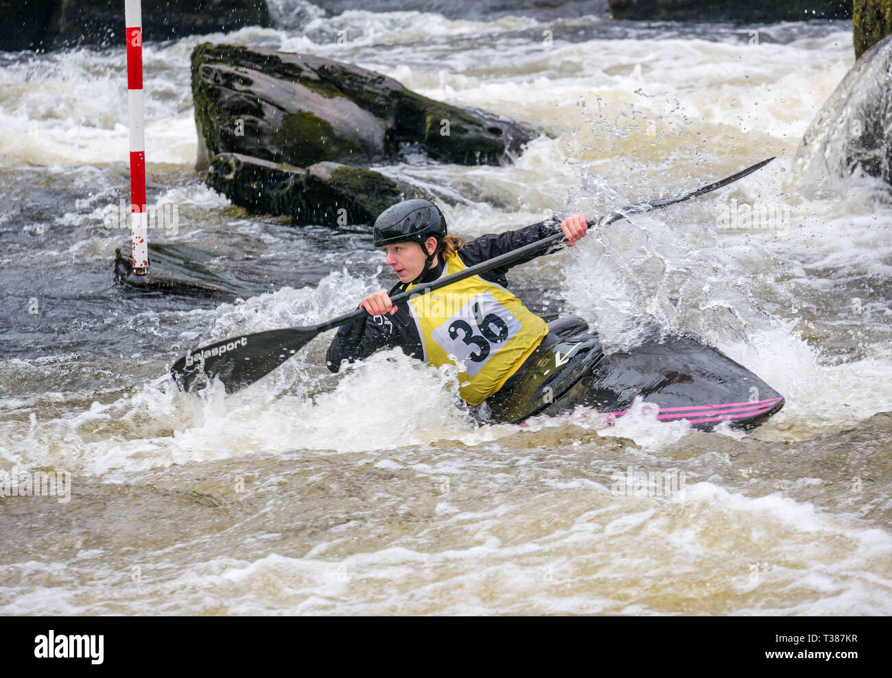 Kayak slalom scotland hi-res stock photography and images - Alamy