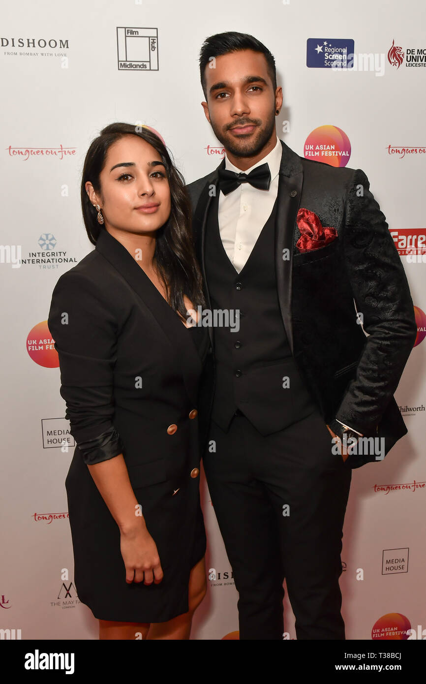 London, UK. 7th Apr 2019. Rishi Nair and Natali Servat is an actor ...