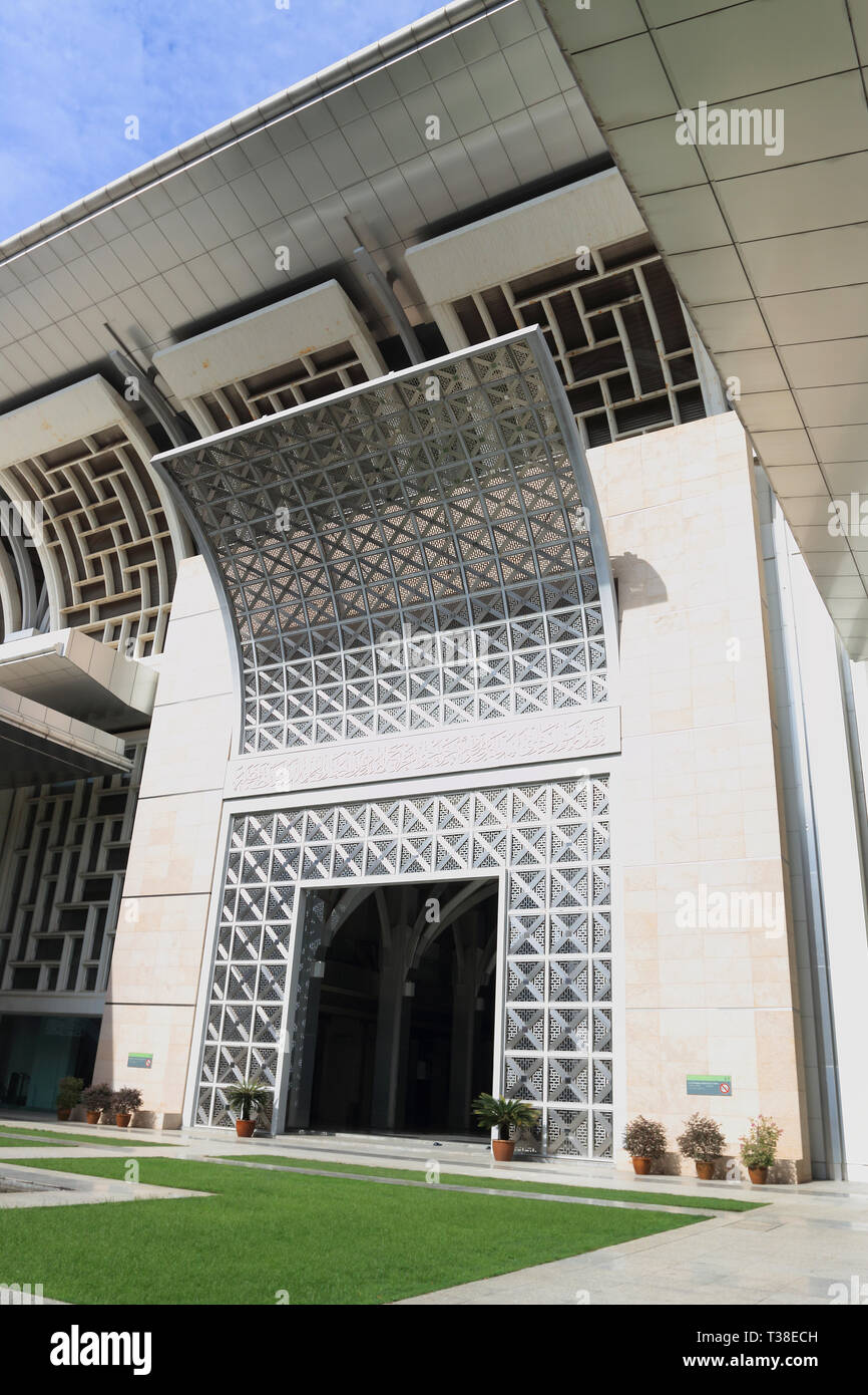 Iron Mosque, Tuanku Mizan Zainal Abidin Mosque Putrajaya Malaysia Stock ...