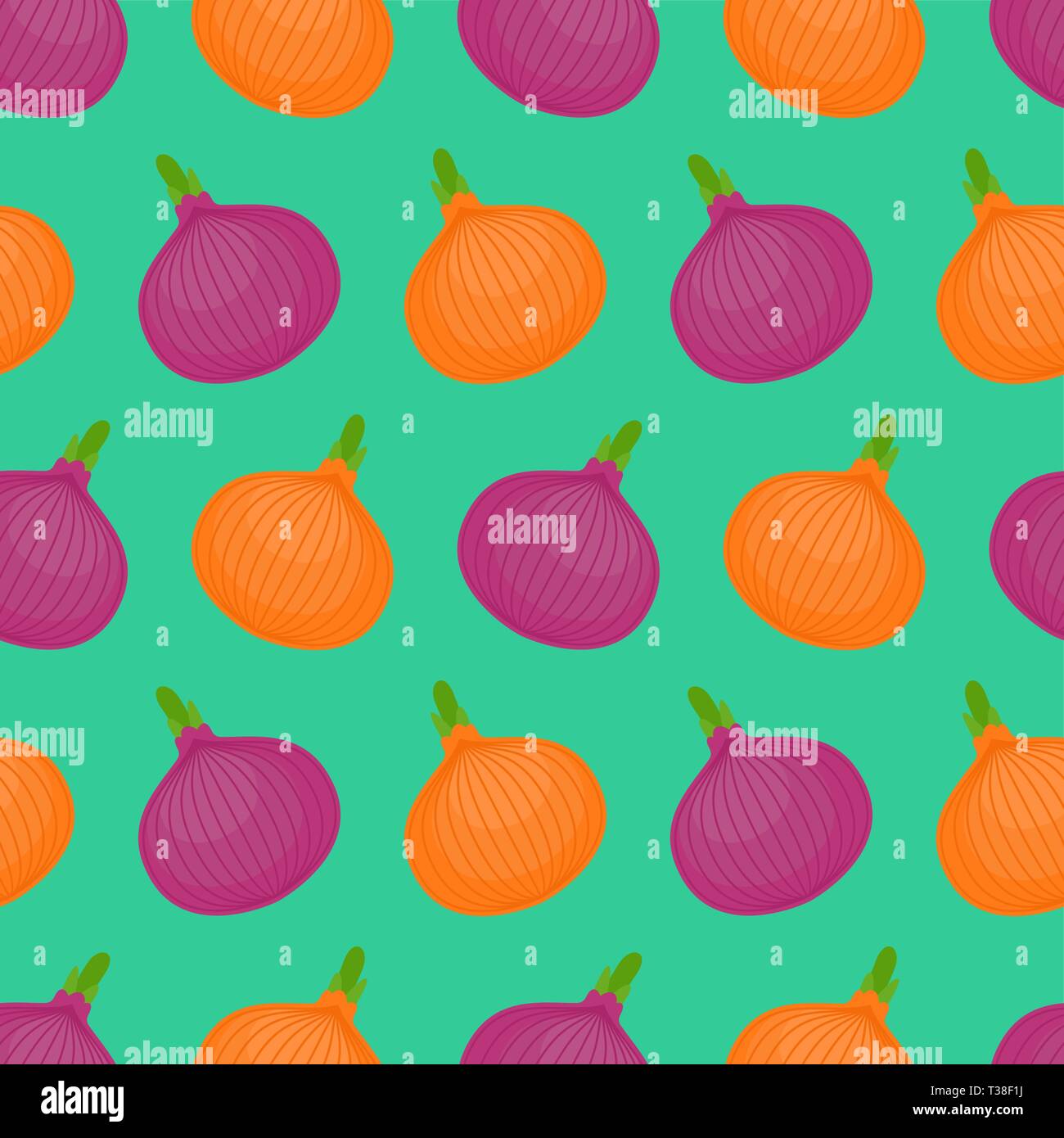 Onion pattern seamless. Onions background. vegetable texture. Cartoon ...