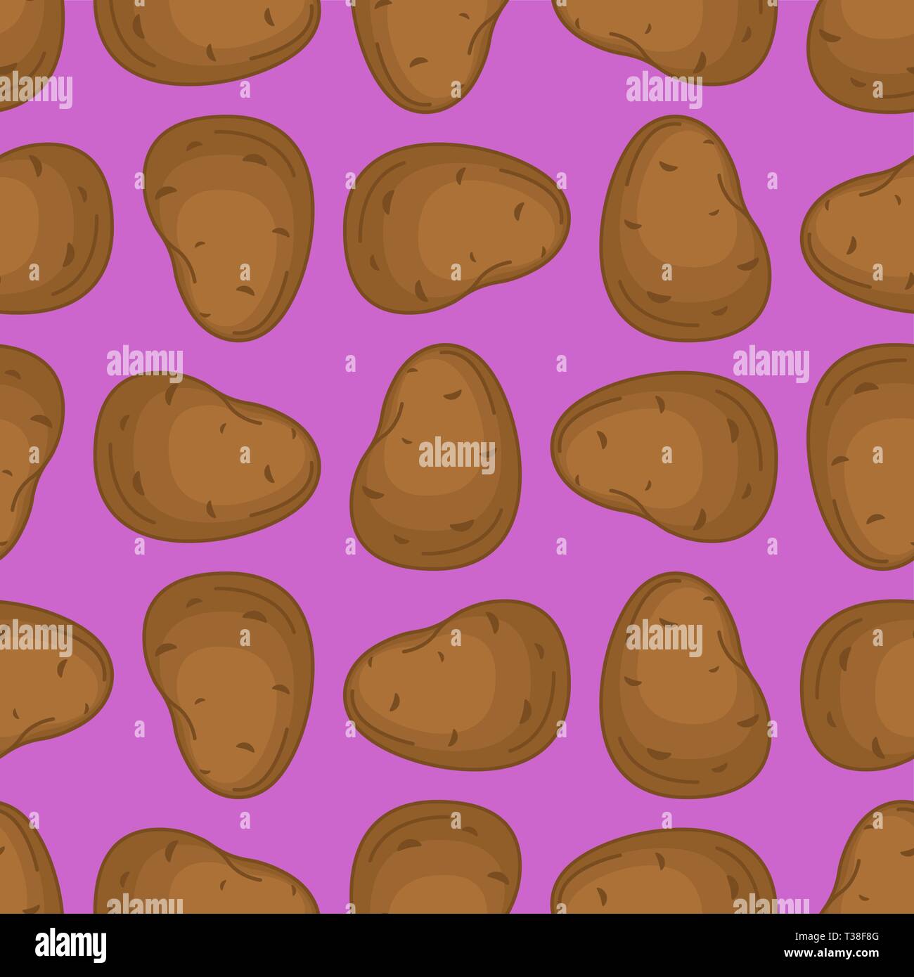 Potato pattern seamless. Potatoes background. vegetable texture ...