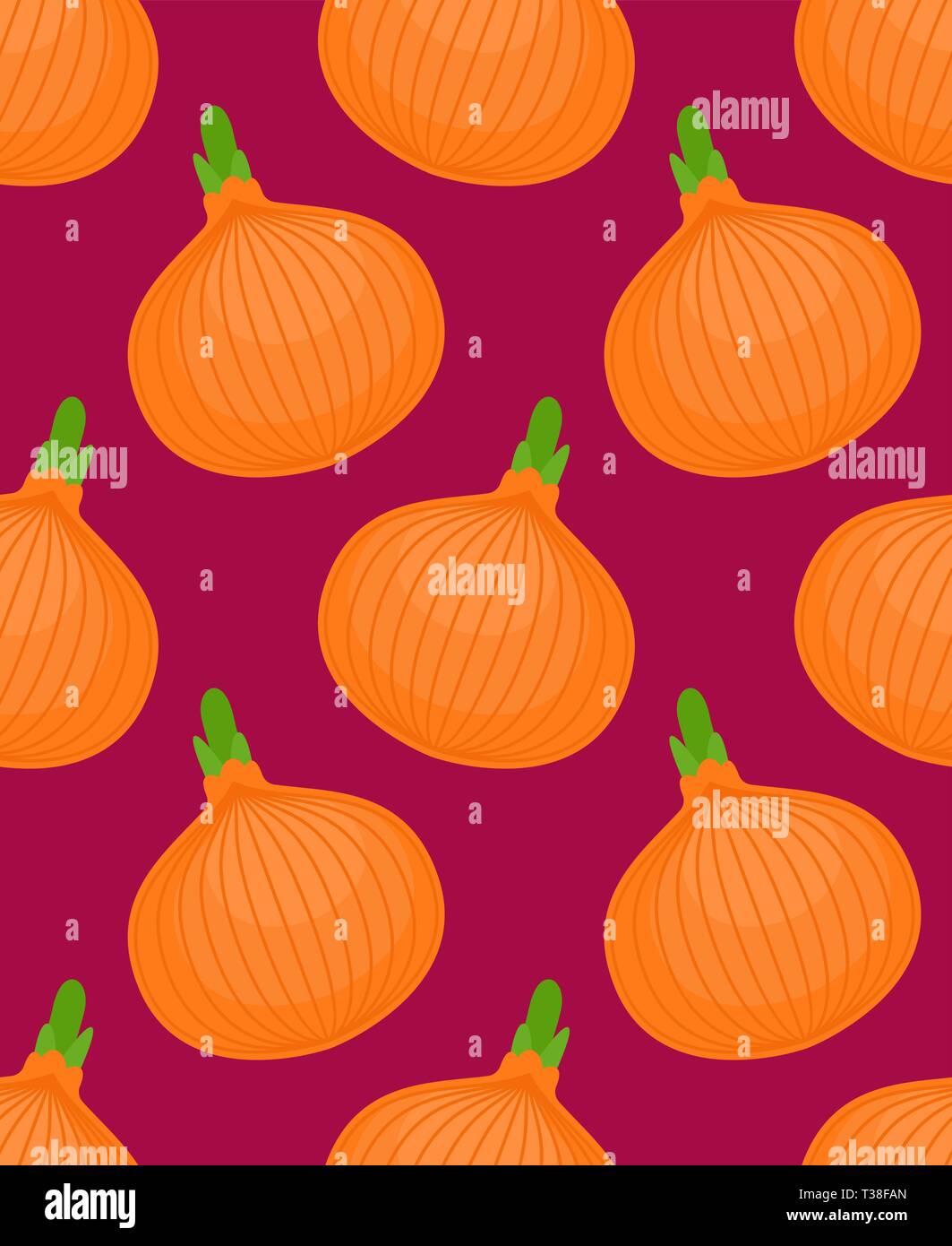 Onion pattern seamless. Onions background. vegetable texture. Cartoon ...