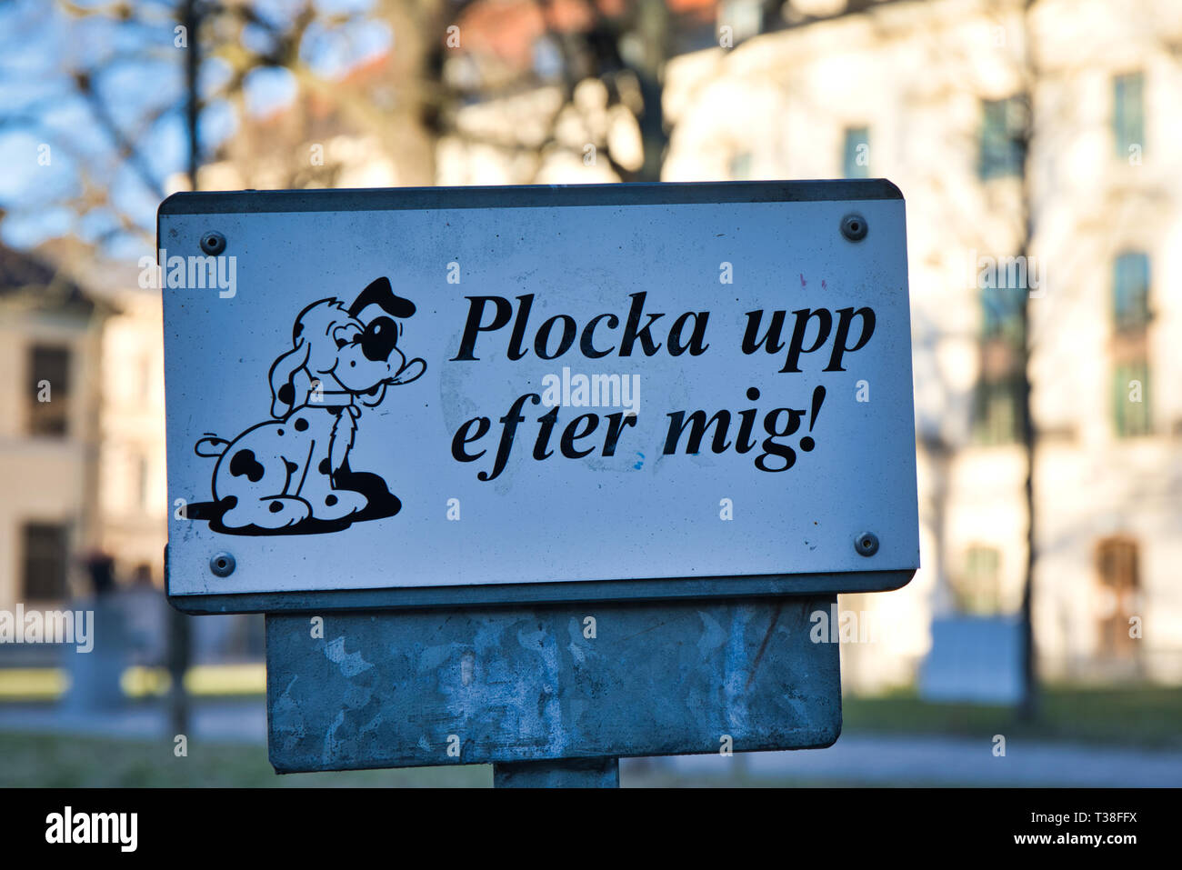 Pick up your dog poo sign hi-res stock photography and images - Alamy
