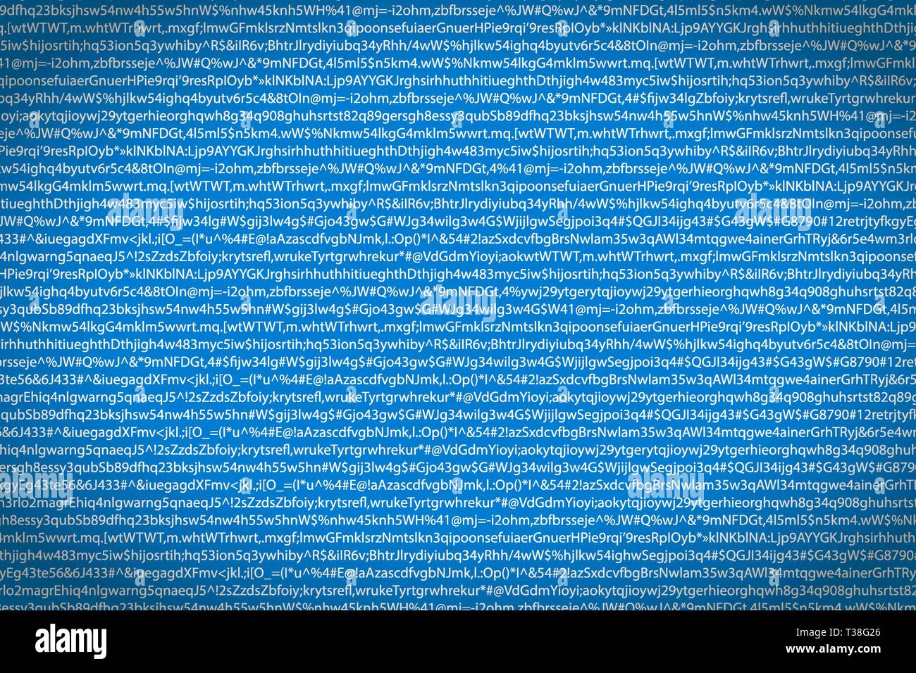 Complicated data computer screen Stock Vector Images - Alamy