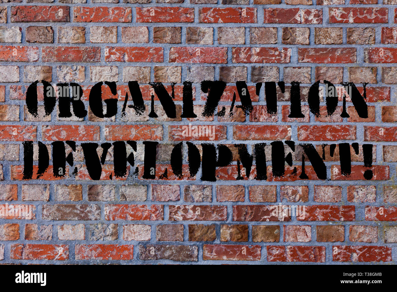 Text sign showing Organization Development. Business photo text ...