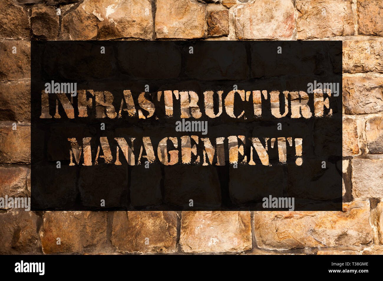 Conceptual Hand Writing Showing Infrastructure Analysisagement Concept