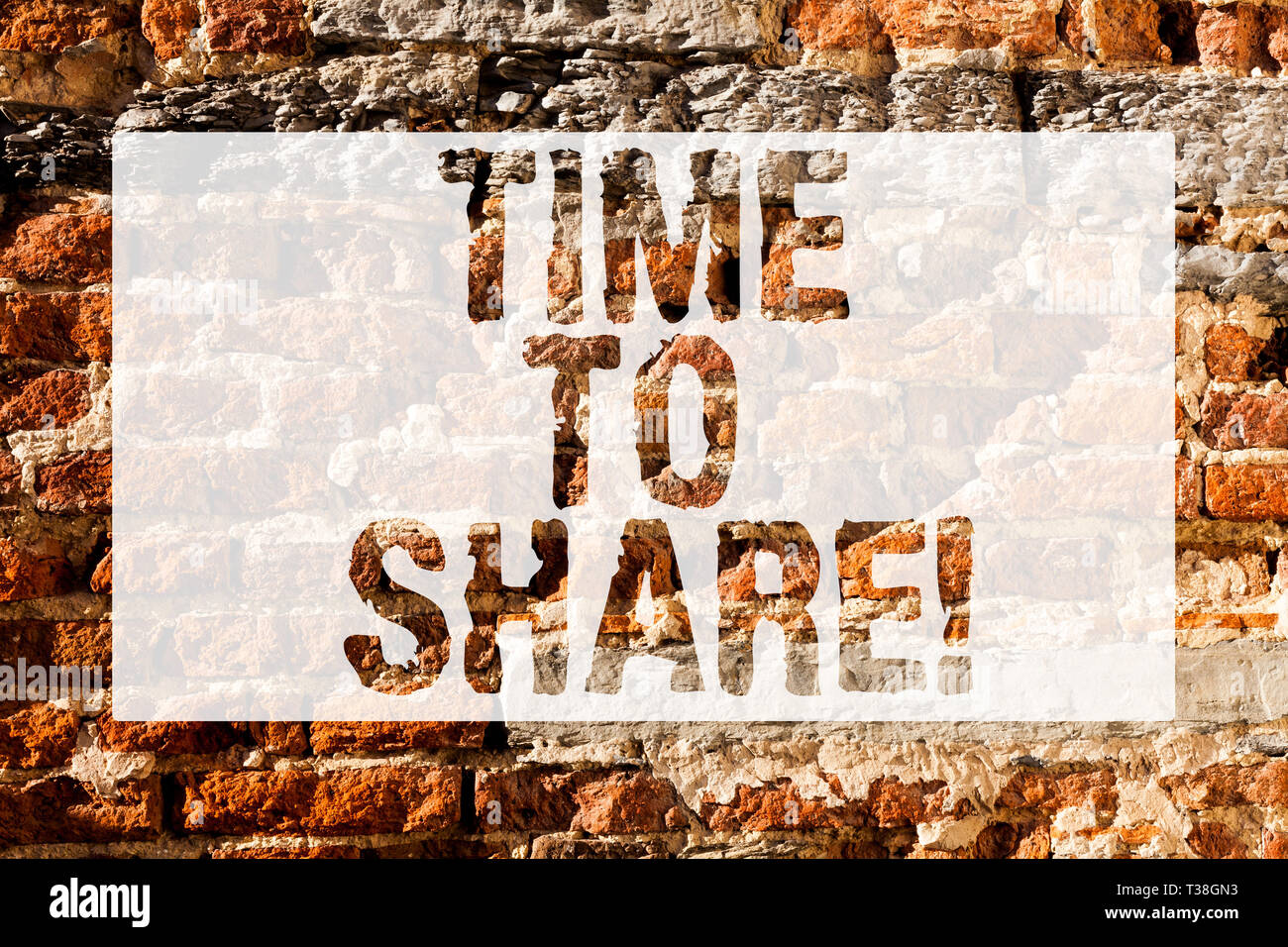 Handwriting text Time To Share. Conceptual photo when you stay with ... Handwriting text Time To Share. Conceptual photo when you stay with ...