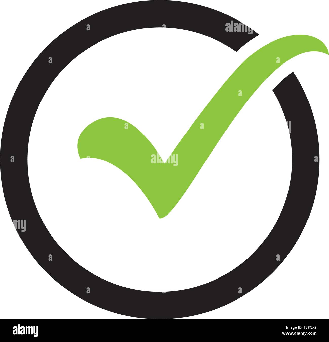 checkmark icon template Stock Vector Image & Art - Alamy